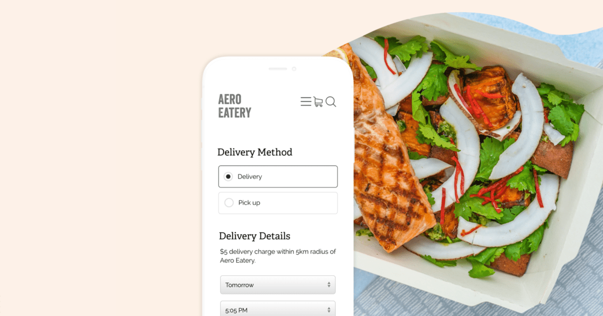 Use Scheduled Ordering to offer set-time delivery & pick-up