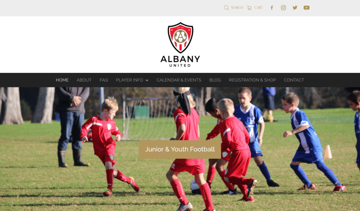 Clubs And Organisations | Rocketspark Website Builder