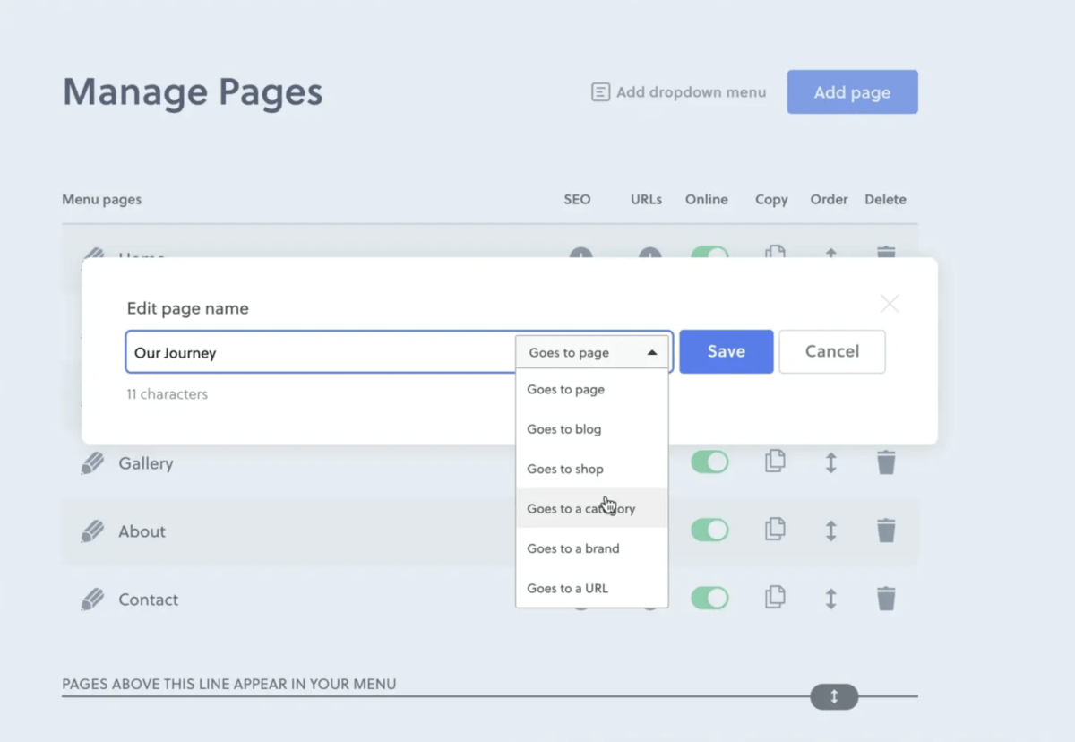 Adding & editing content | Product Tour